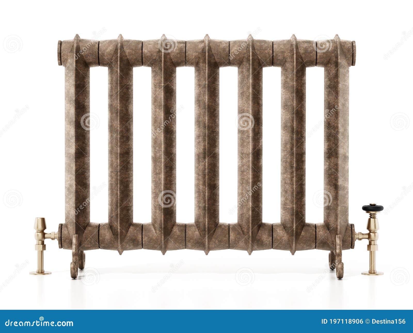 Car Radiator Isolated On White Background 3d Render Stock Photography ...