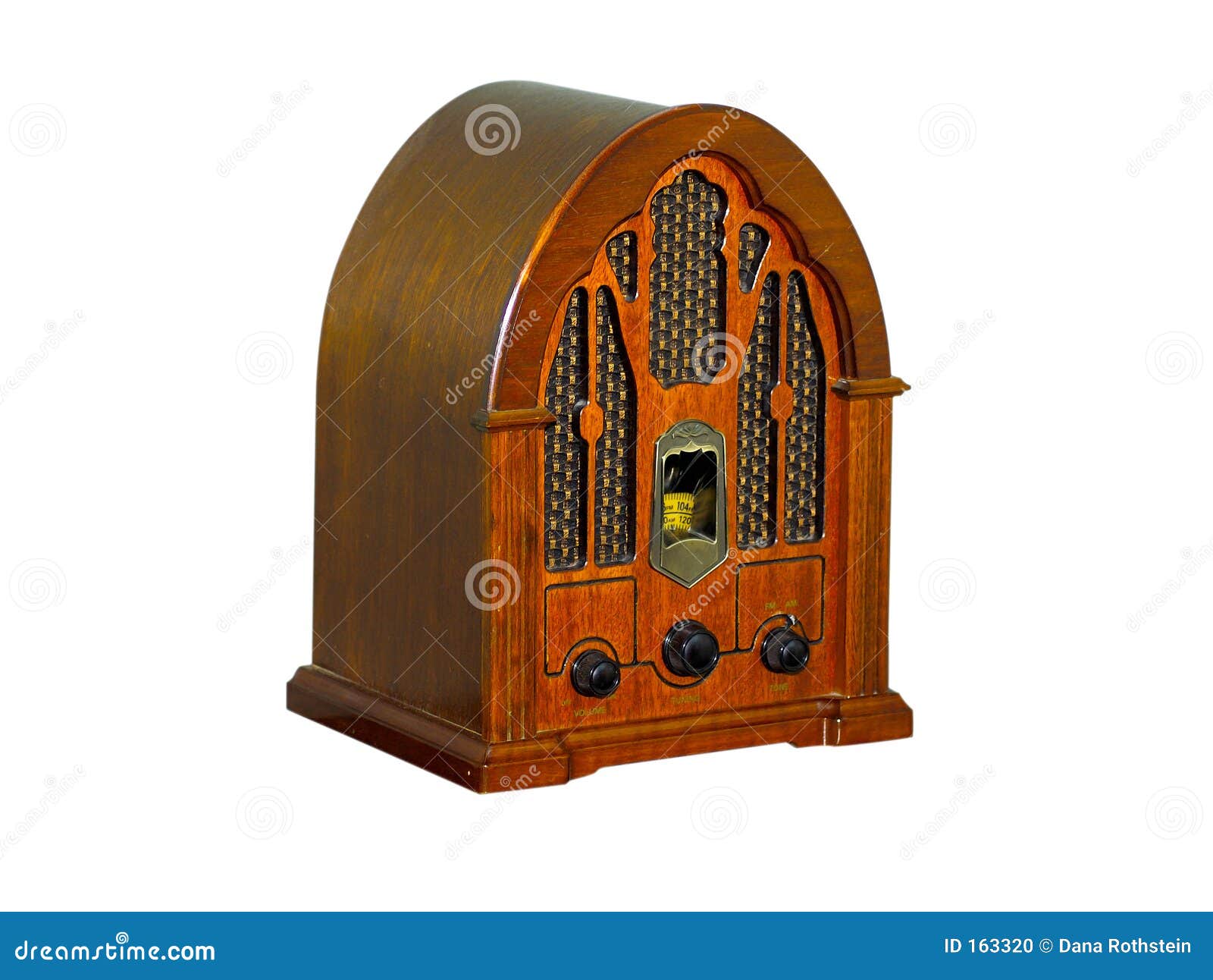 Vintage Radio stock photo. Image of electronic, dials, retro - 163320
