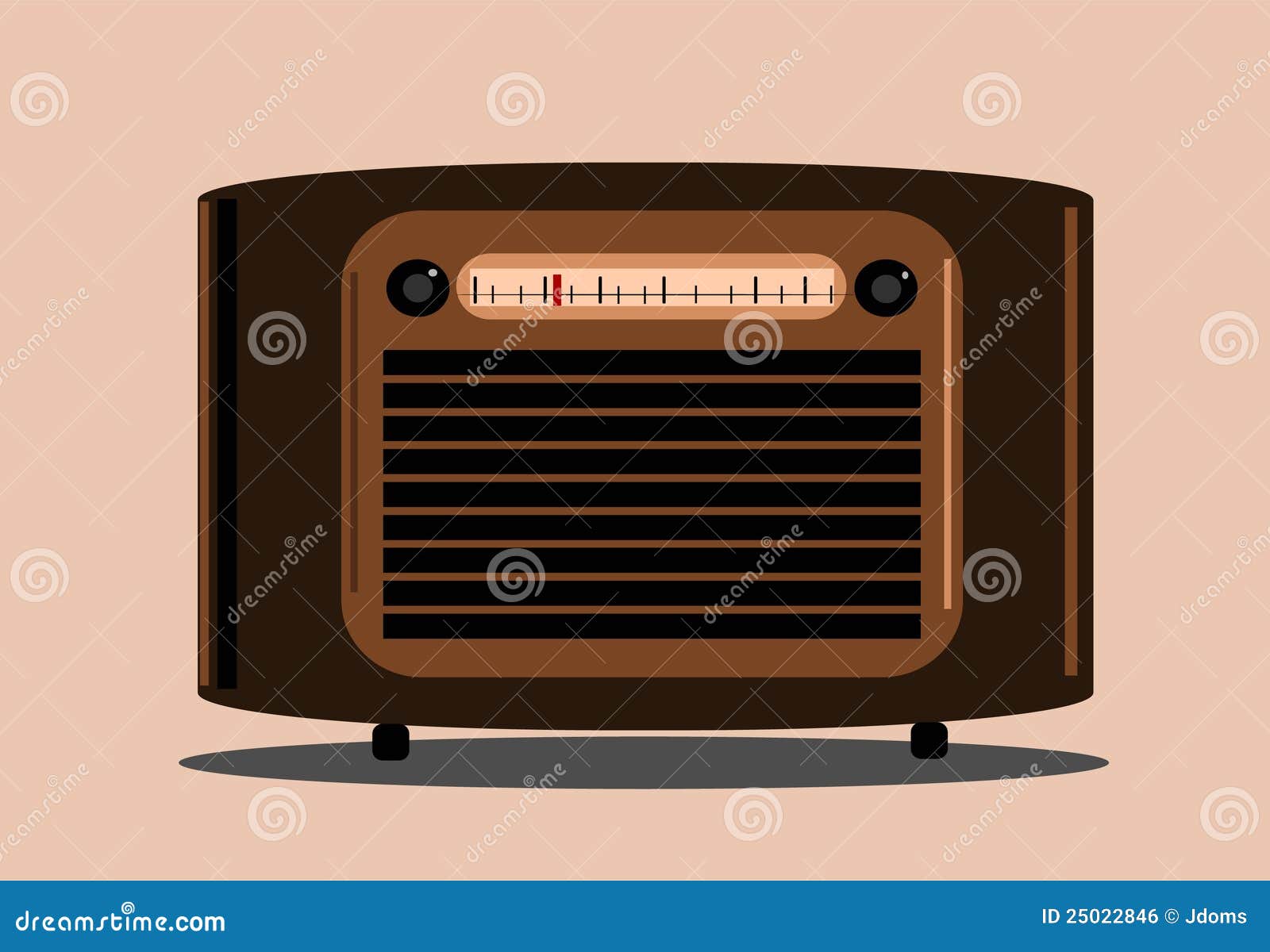 Old Time Radio Clip Art