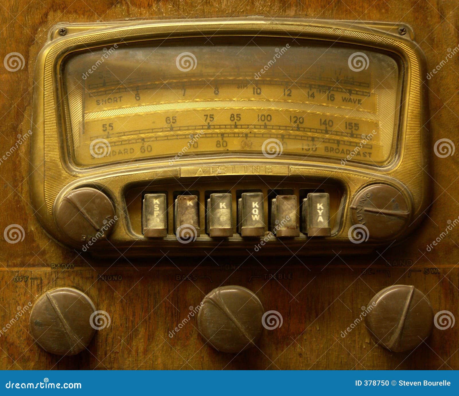 Vintage Radio stock photo. Image of communication, radio - 378750