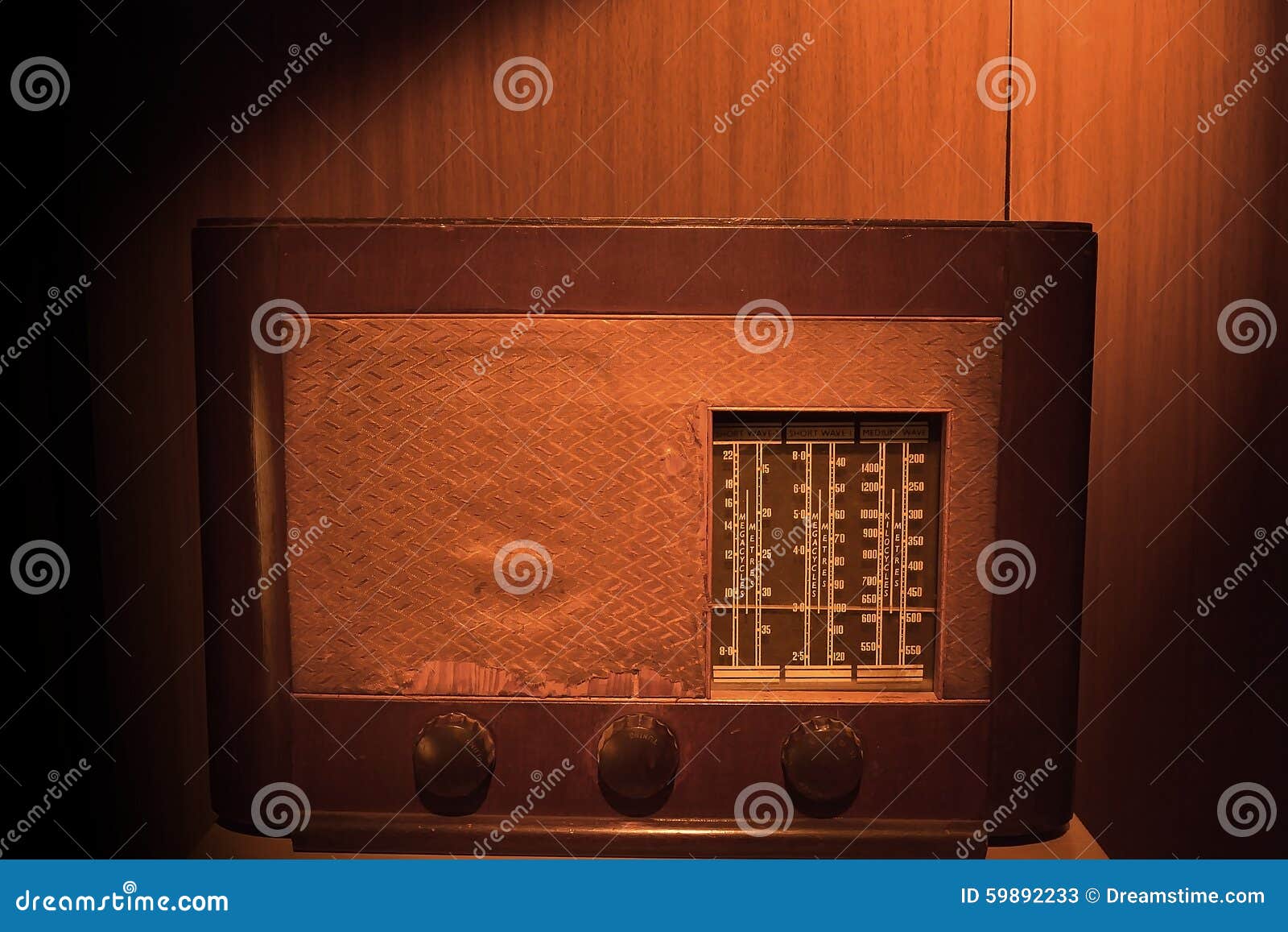 VINTAGE RADIO stock image. Image of retro, tubos, vintage - 59892233