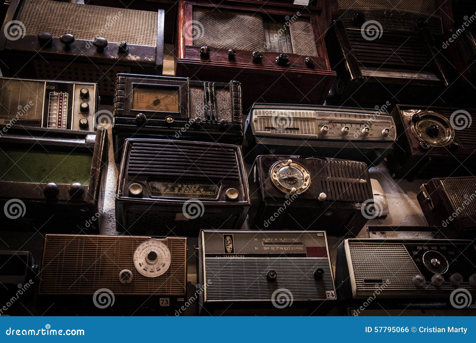 Vintage Radios editorial photo. Image of broadcast, musical - 57795066