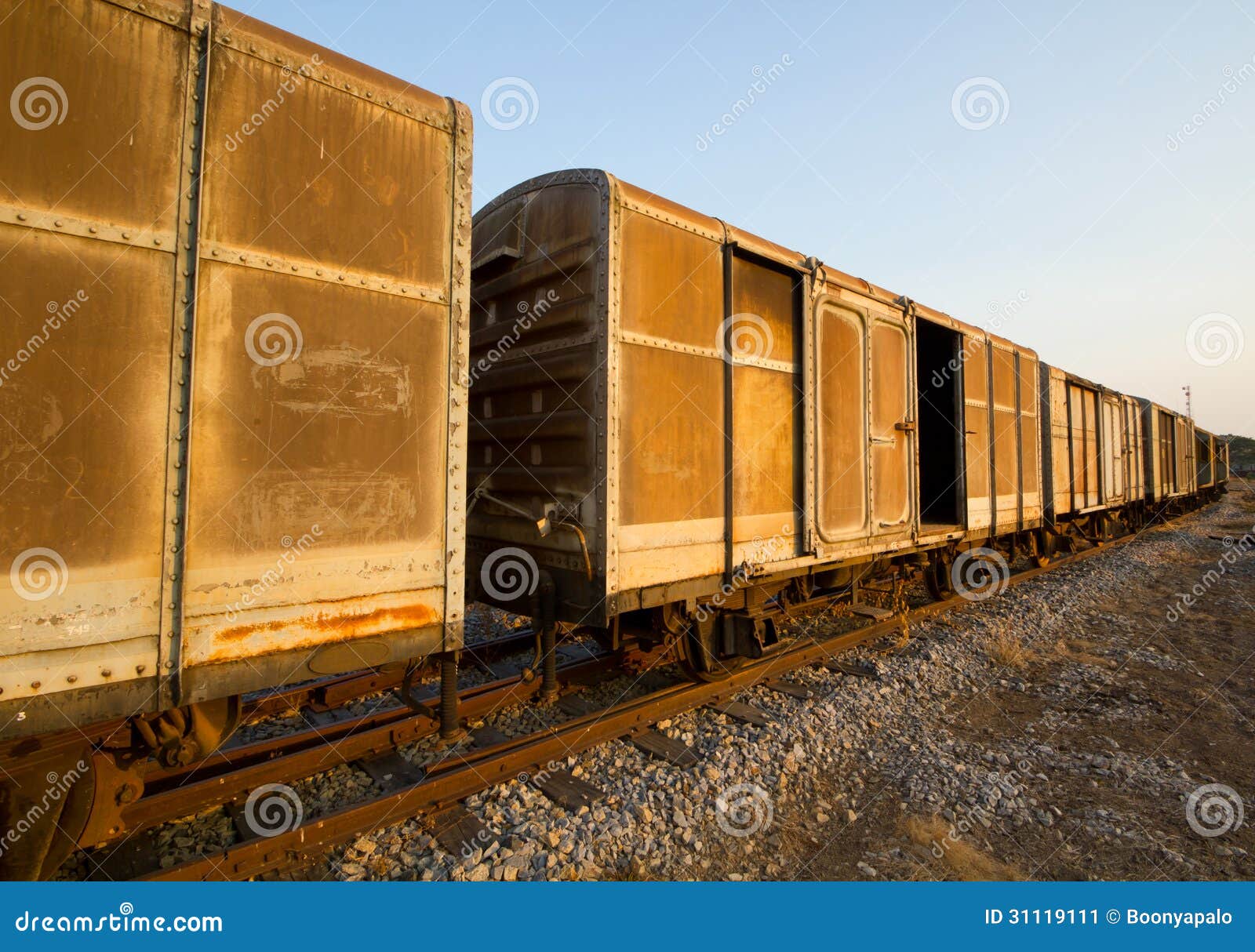 Vintage railroad container stock image. Image of rail - 31119111