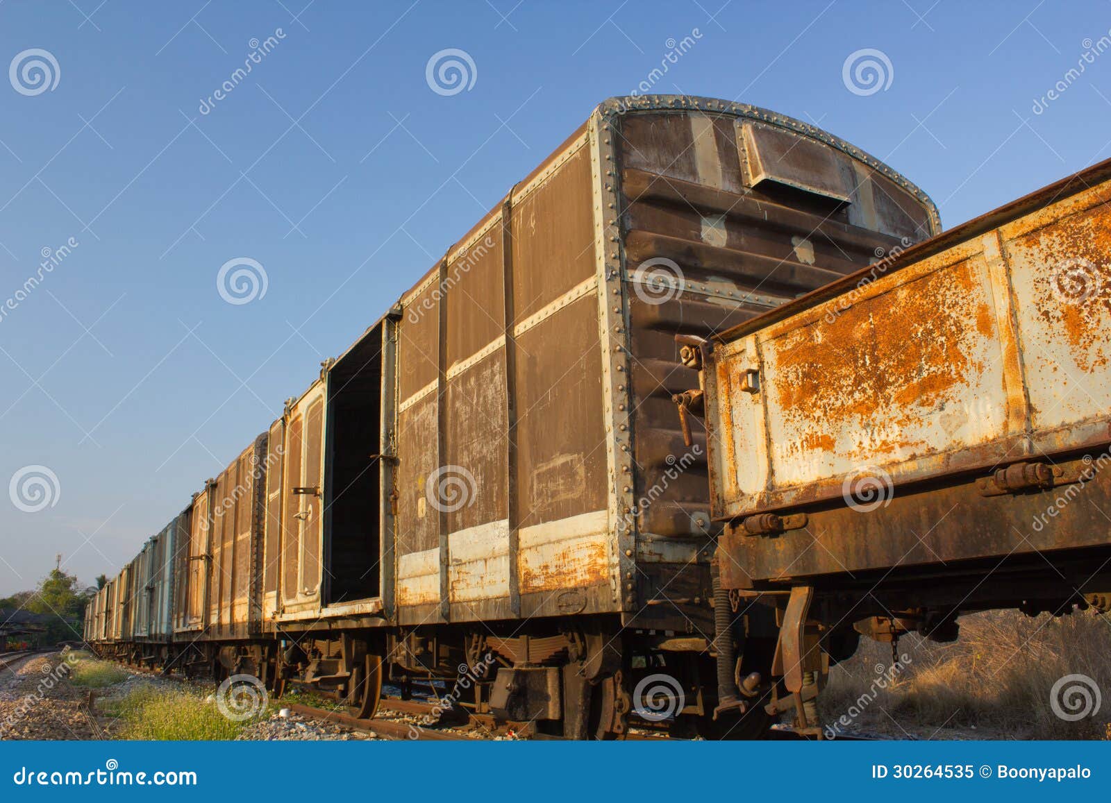 Vintage railroad container stock image. Image of rail - 30264535