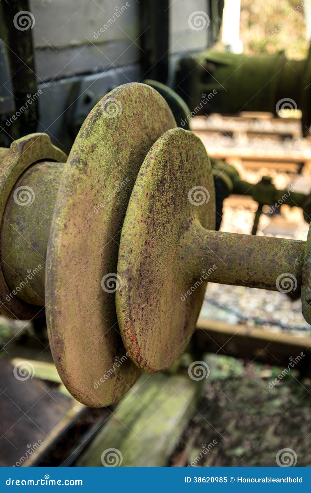 Vintage Railway Buffer Joint Connection Coupling Stock Image - Image of ...