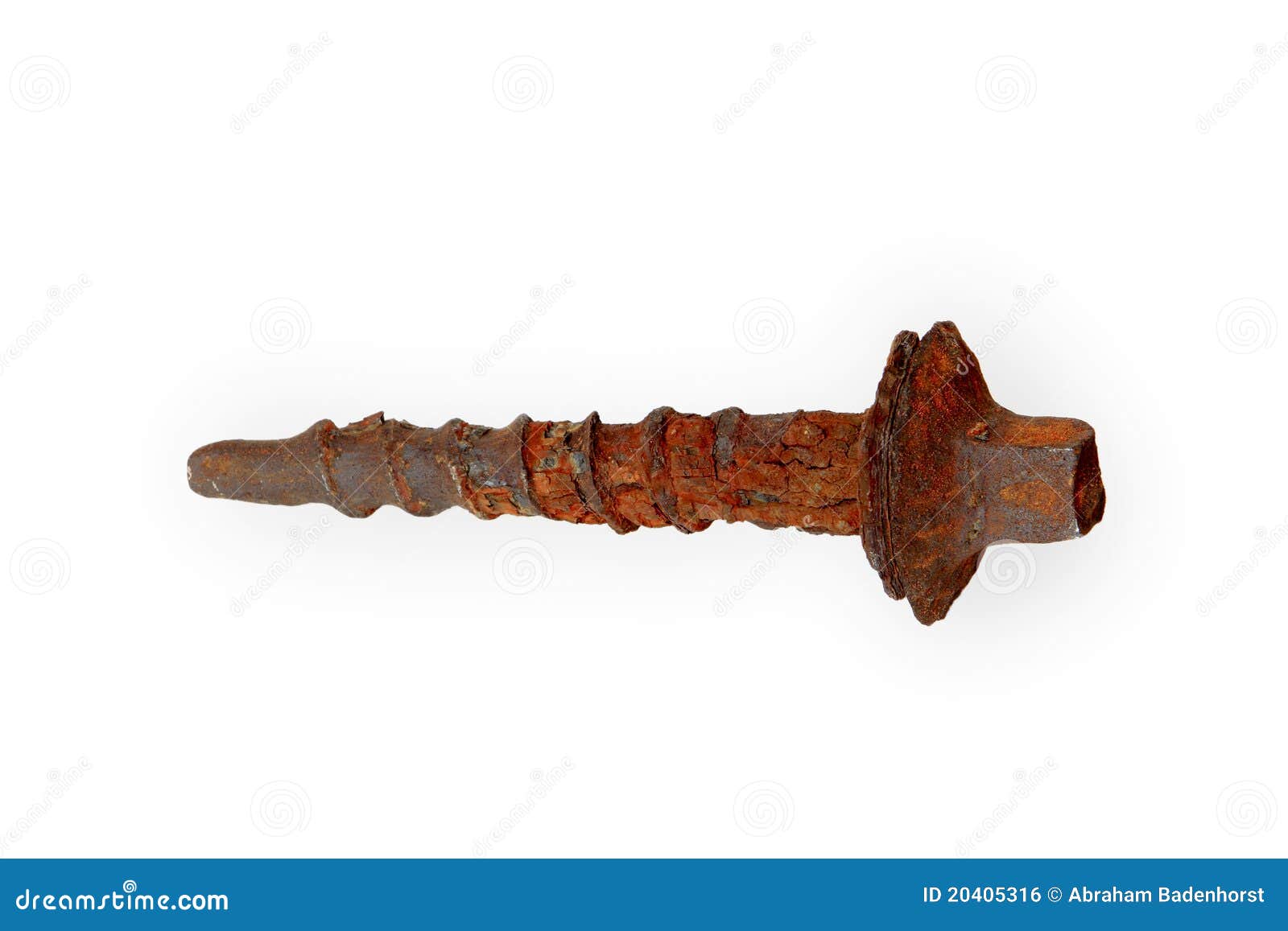 Vintage Railway Sleeper Bolt Stock Photo - Image of wooden, alone: 20405316