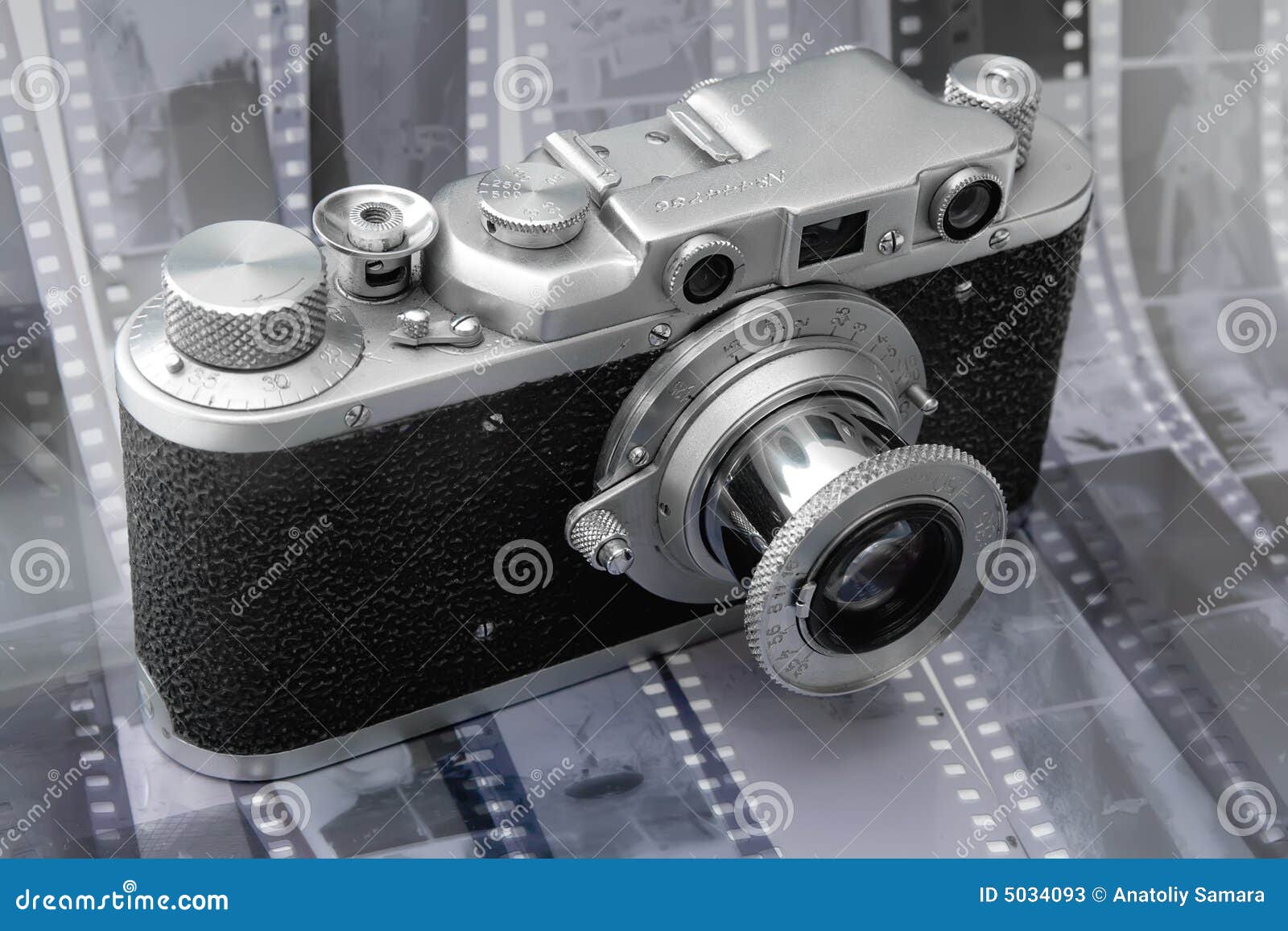 Vintage Rangefinder Shutter Speed Dial Royalty-Free Stock Photography ...