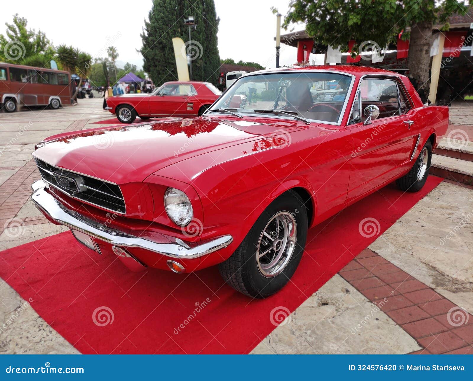 Vintage Rare Car for Passenger Transportation Stock Photo - Image of ...