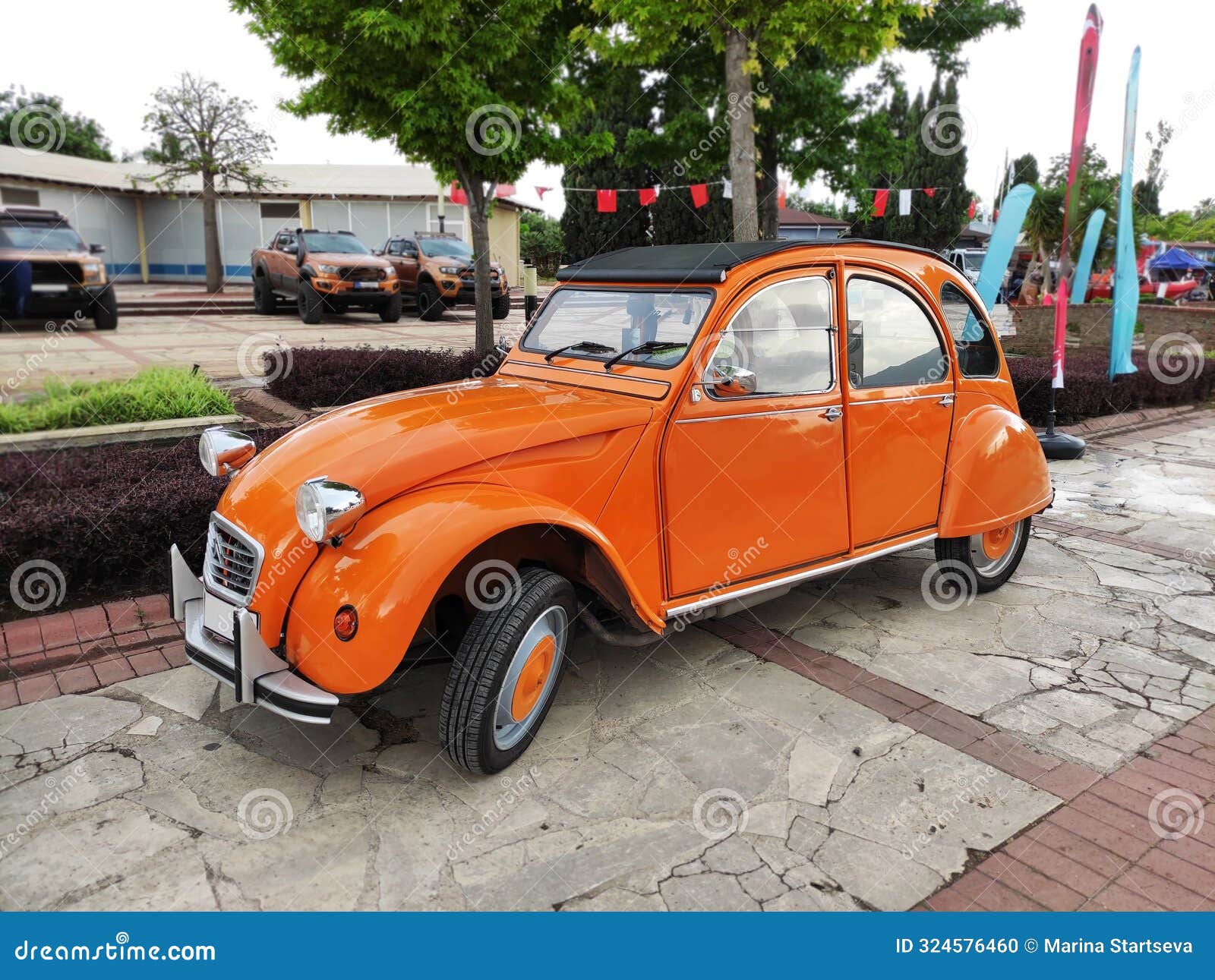 Vintage Rare Car for Passenger Transportation Stock Photo - Image of ...