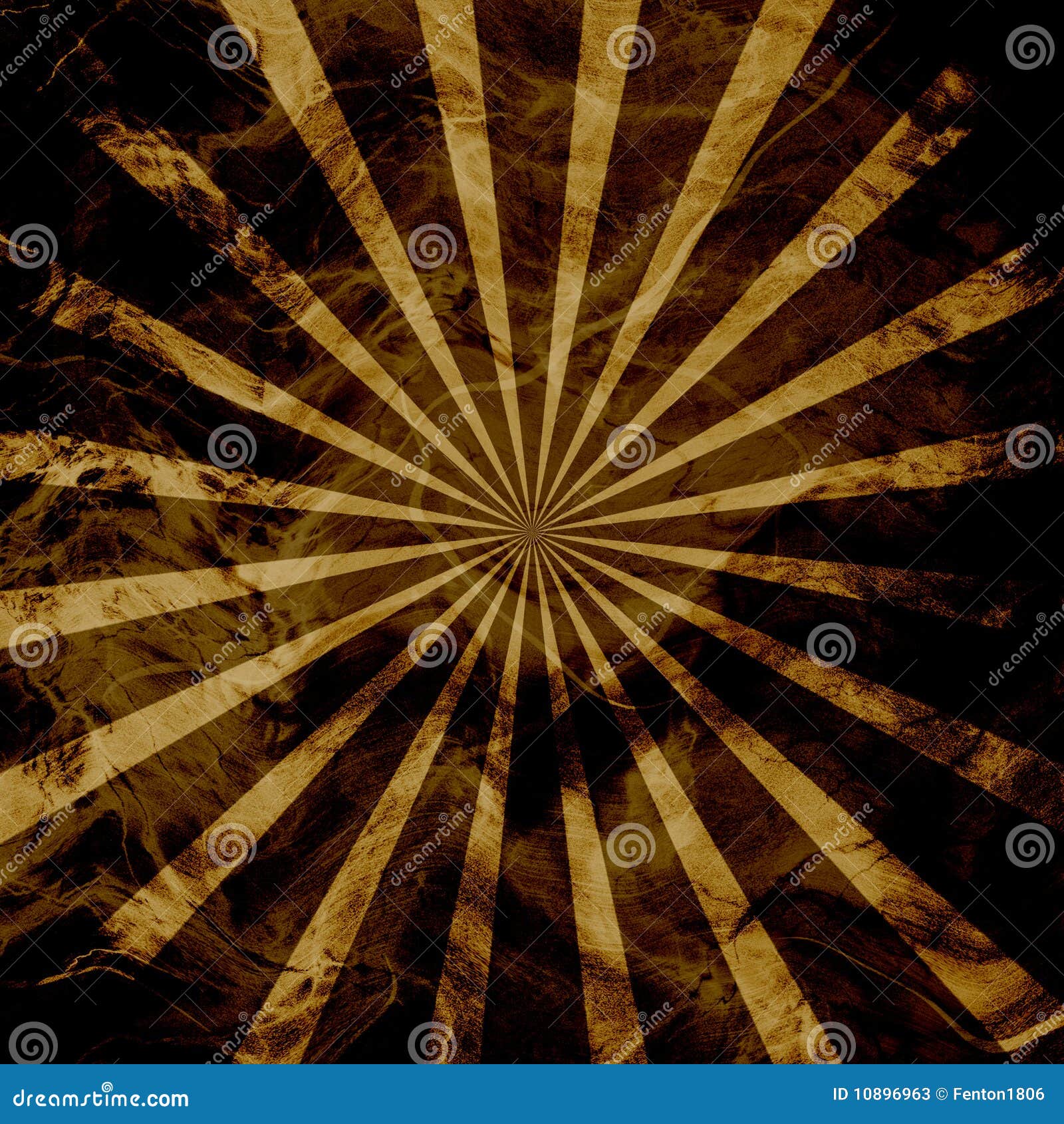 Vintage Sun Rays Poster Green Background Stock Illustration ...