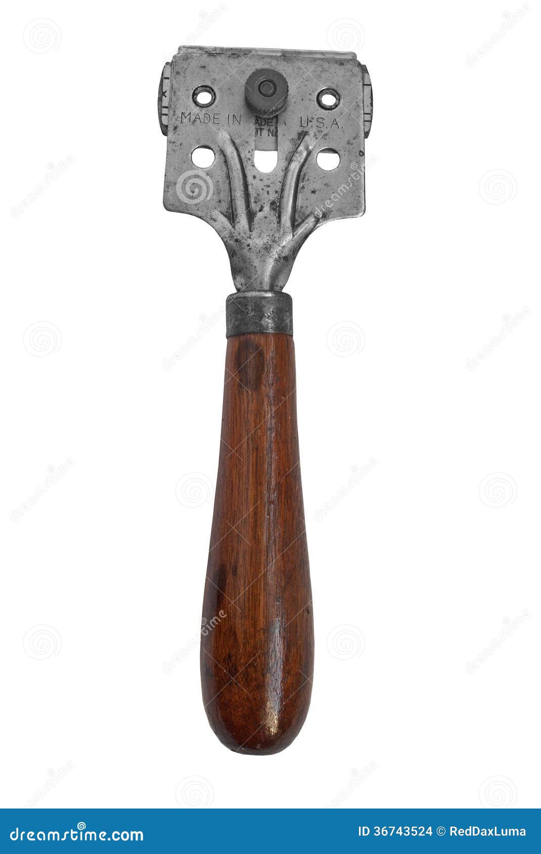 Vintage razor blade holder stock photo. Image of handle - 36743524