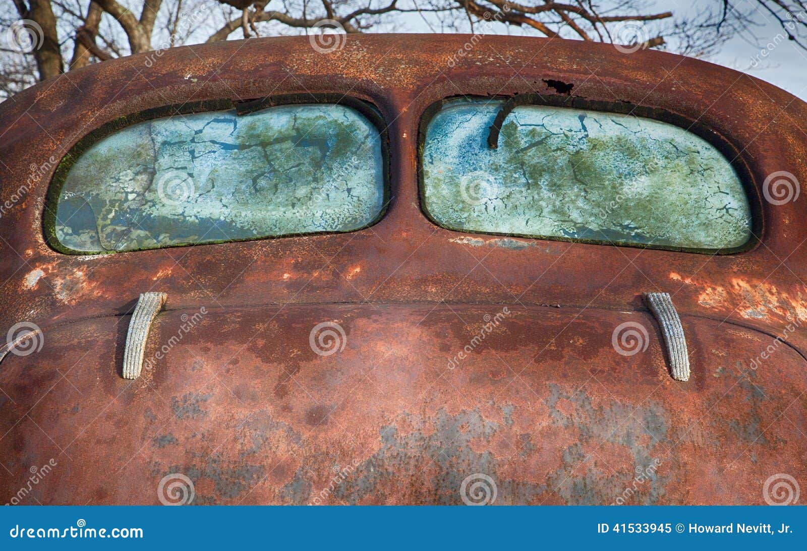 Vintage Rear Windows stock image. Image of green, abandoned - 41533945