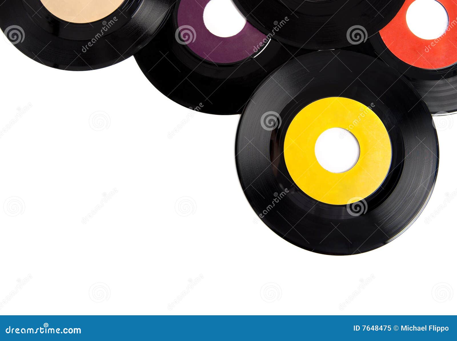 Vintage Record Albums stock image. Image of business, industry - 7648475