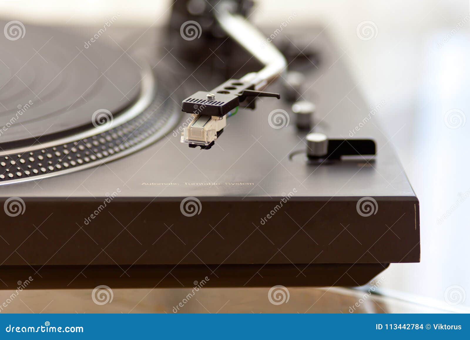 Vintage Record Player Tonearm Headshell Stock Photo - Image of hifi ...