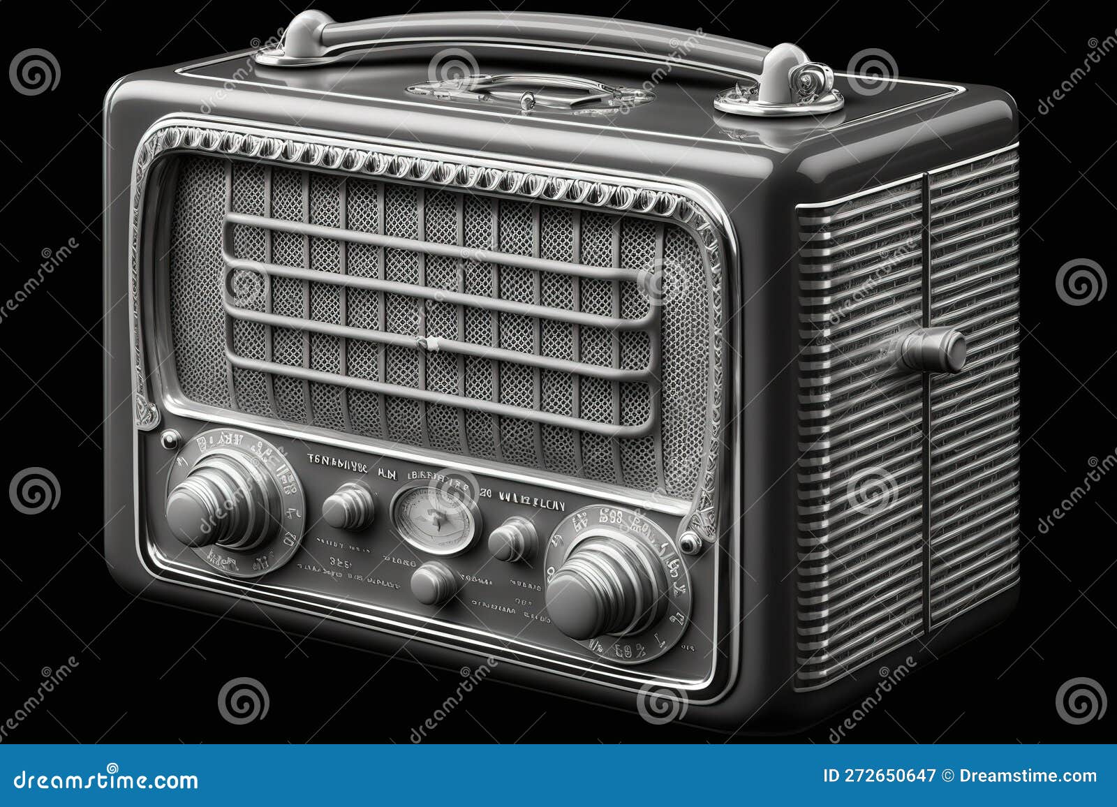 Vintage Recorder Isolated, Generative AI. Stock Illustration ...