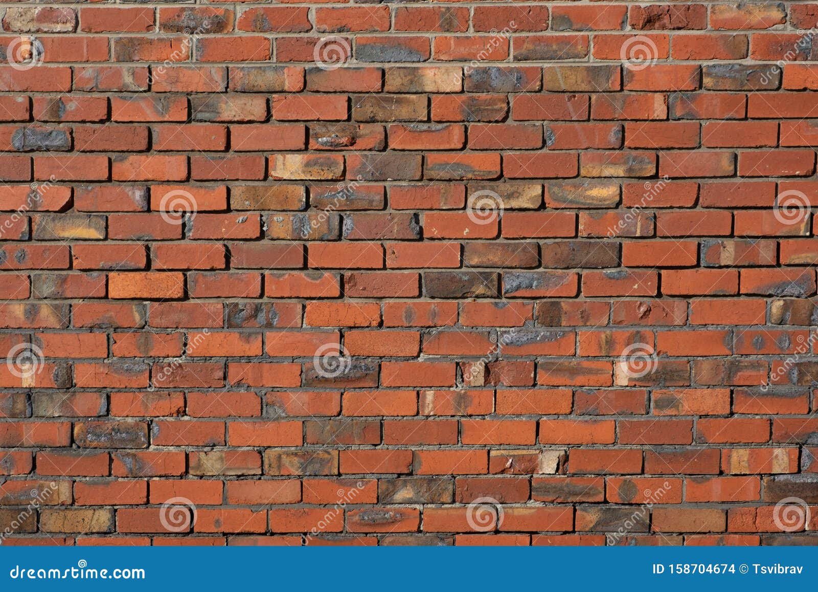 Vintage red bricks wall. stock photo. Image of natural - 158704674
