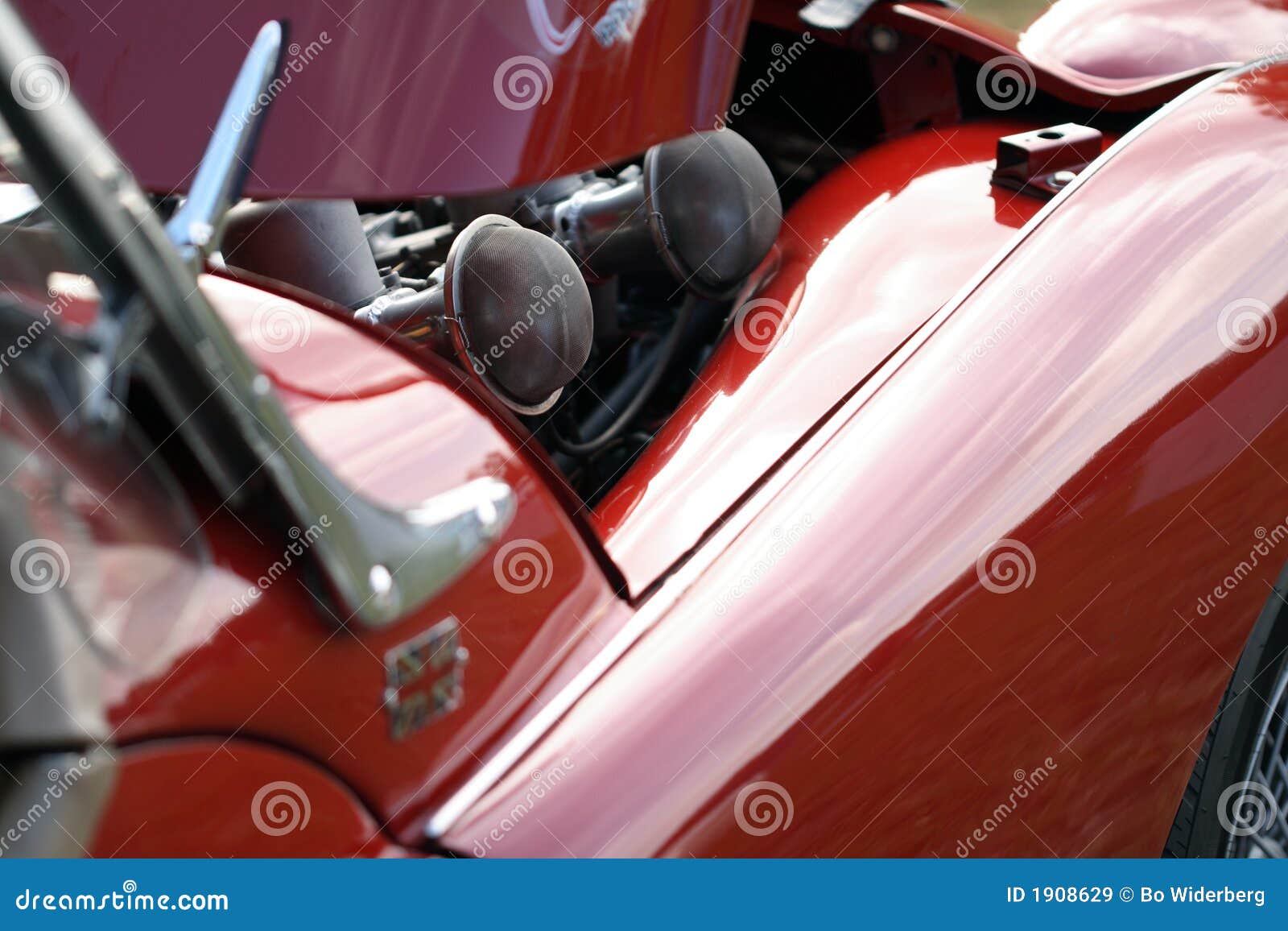 Vintage Red British Race Car Stock Image - Image of race, antique: 1908629