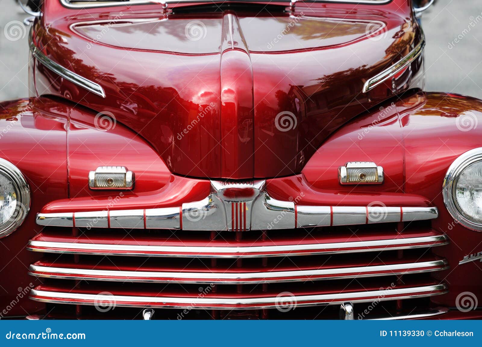 Vintage red car stock photo. Image of nostalgia, vintage - 11139330