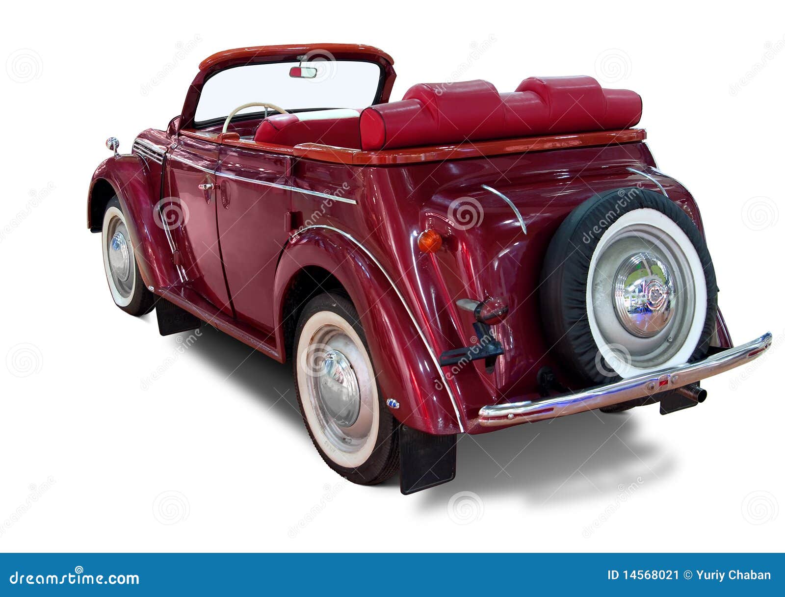 Vintage red car stock image. Image of classic, retro - 14568021