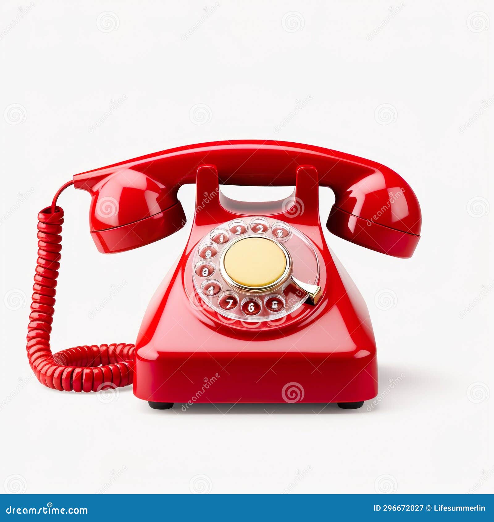 Vintage Red Christmas Phone Isolated White Stock Image - Image of ...