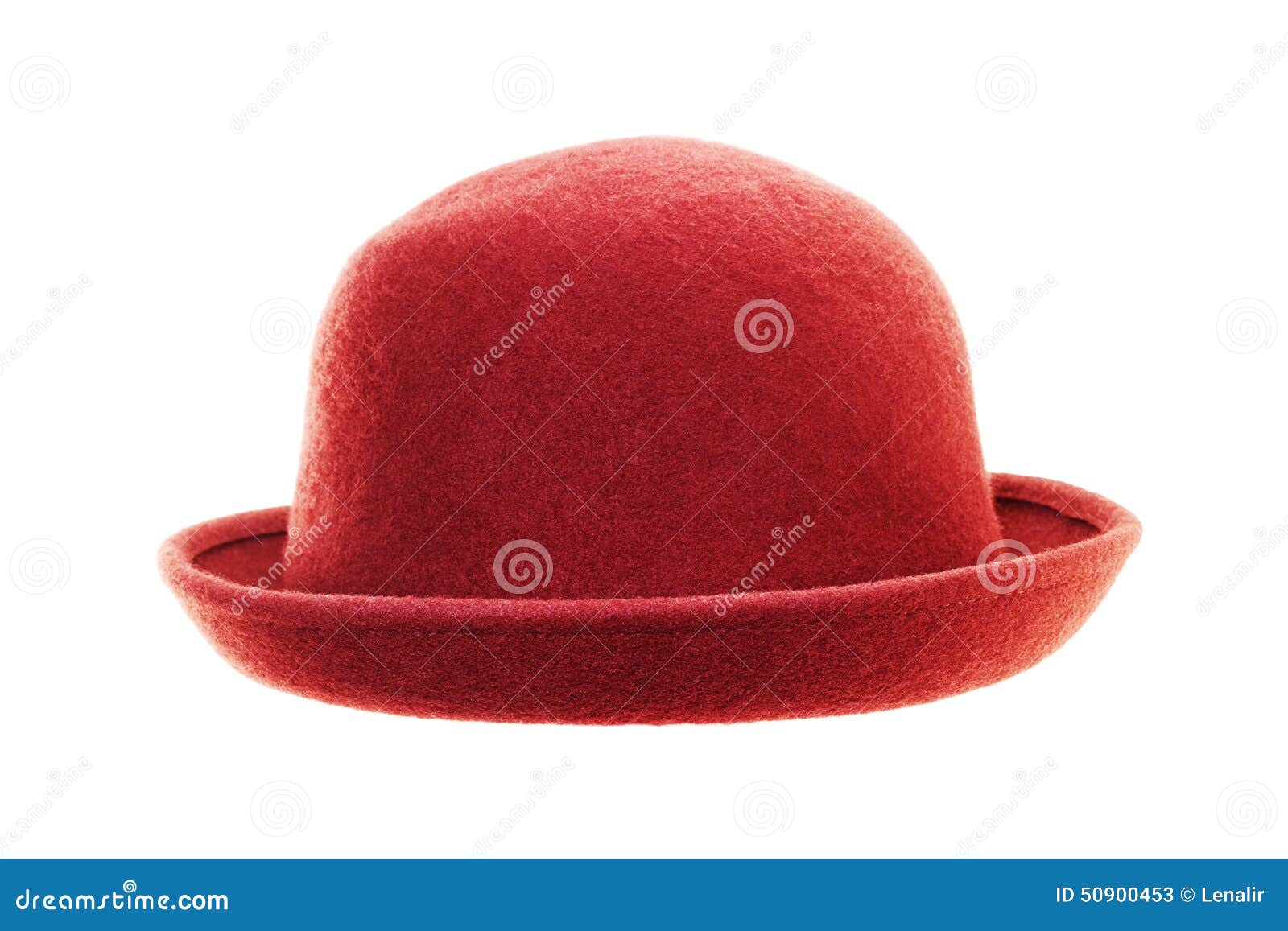 Vintage red hat on white stock image. Image of fedora - 50900453