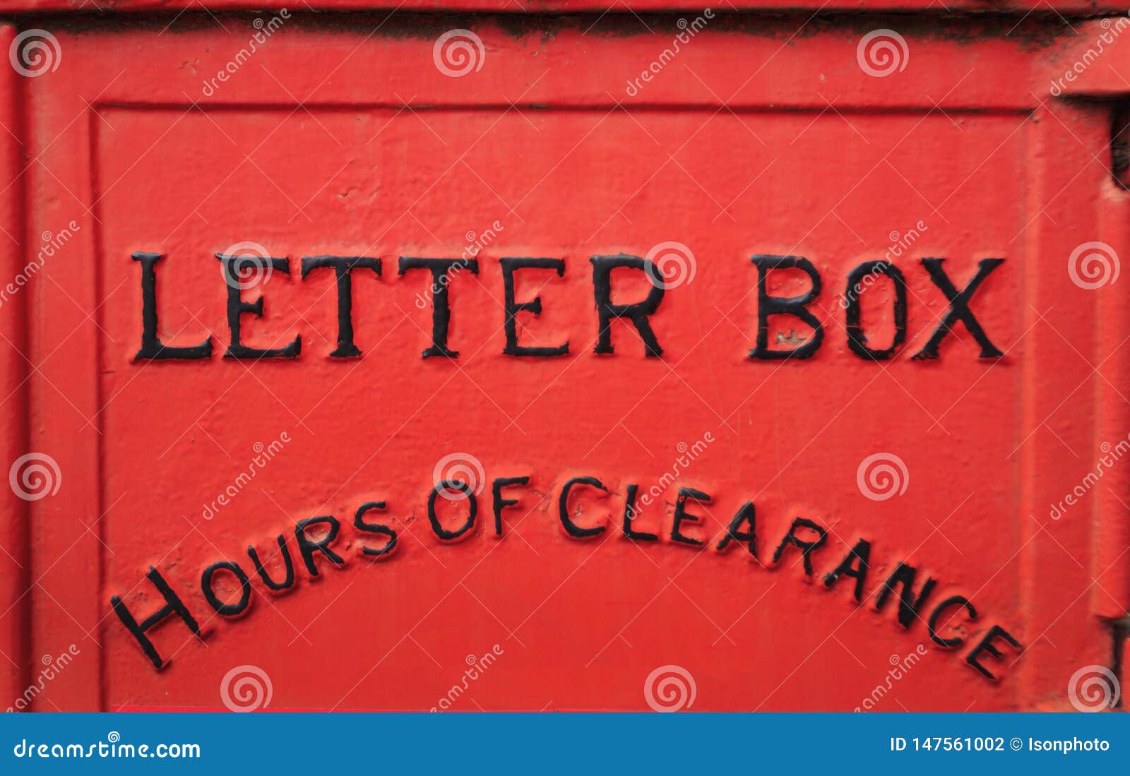 Vintage Red Letter Post Box Stock Photo - Image of postal, parcels ...
