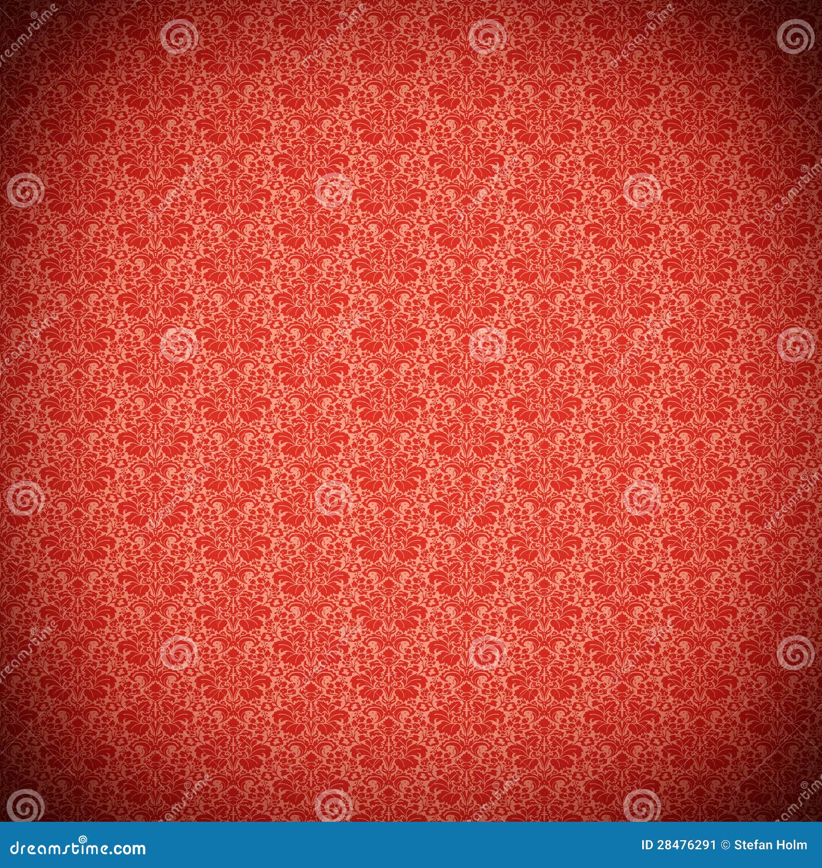 Vintage red ornate pattern stock illustration. Illustration of abstract ...