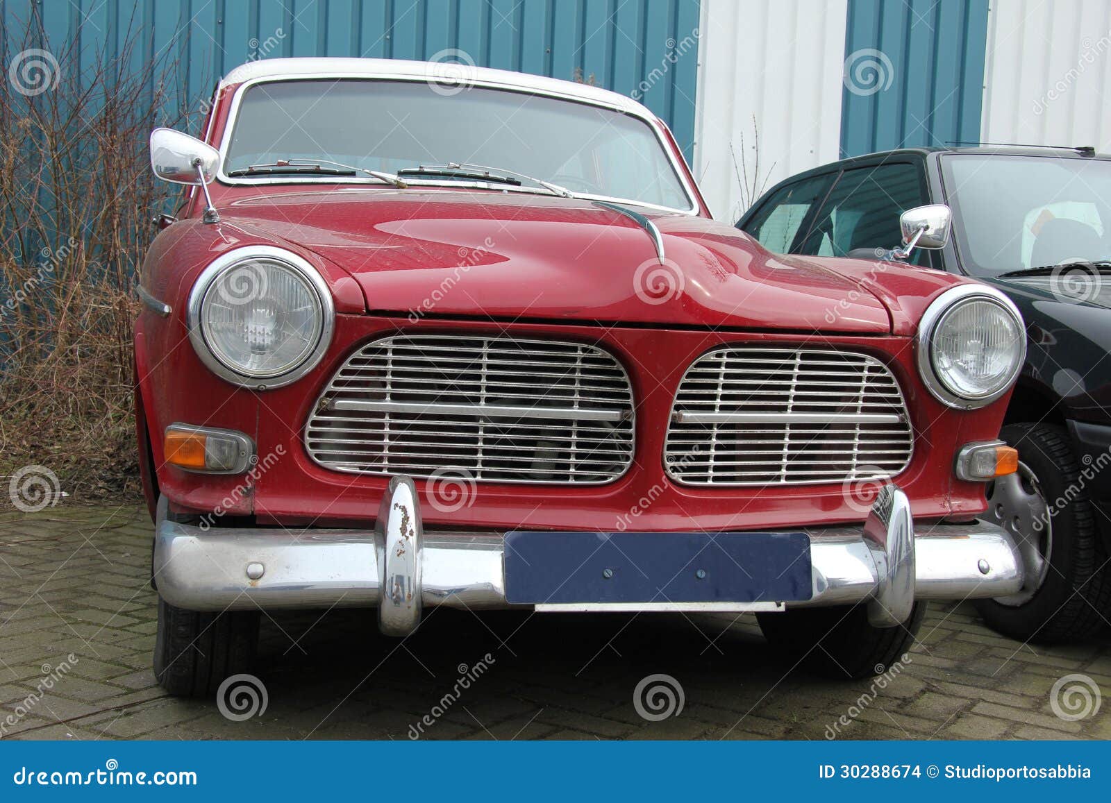 Vintage Swedish car stock photo. Image of licence, sweden - 30288674