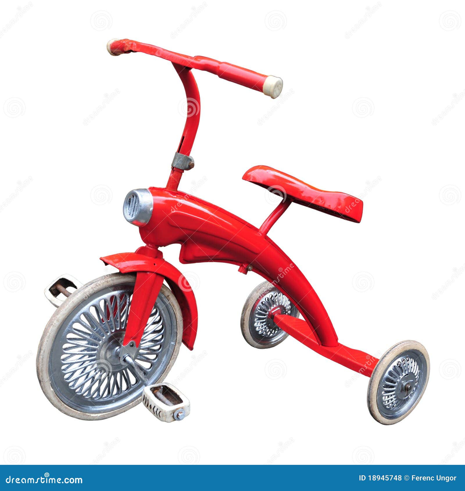 Vintage red tricycle stock photo. Image of nostalgia - 18945748