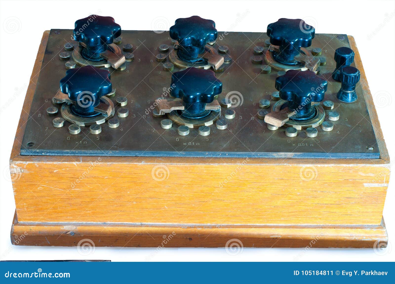 Vintage Resistors Decade Box Royalty-Free Stock Photo | CartoonDealer ...