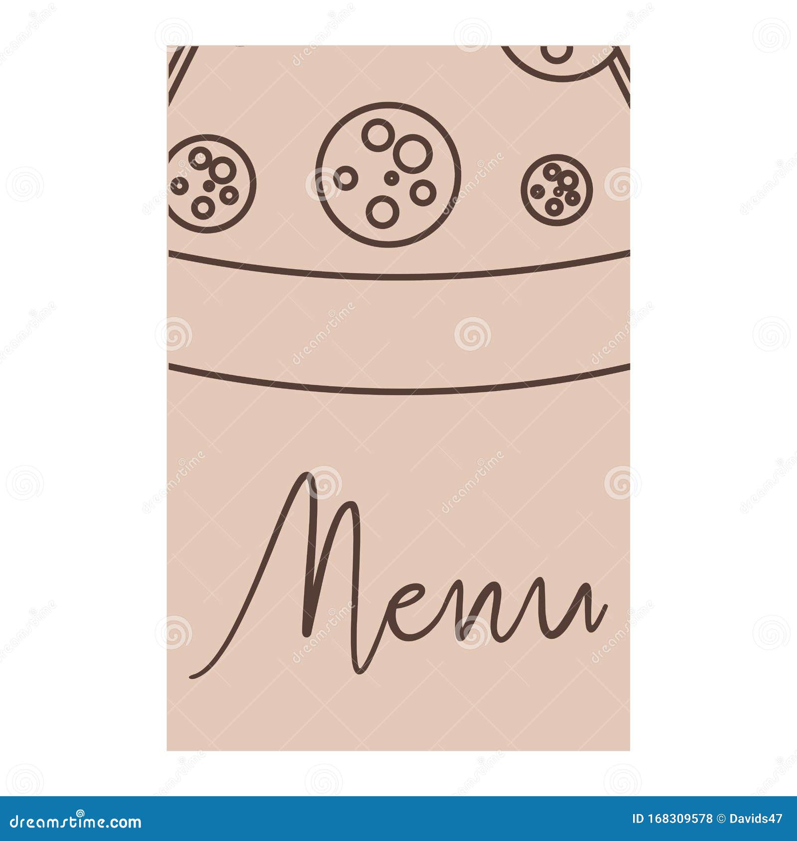 Restaurant Menu Illustration Stock Vector - Illustration of graphic ...