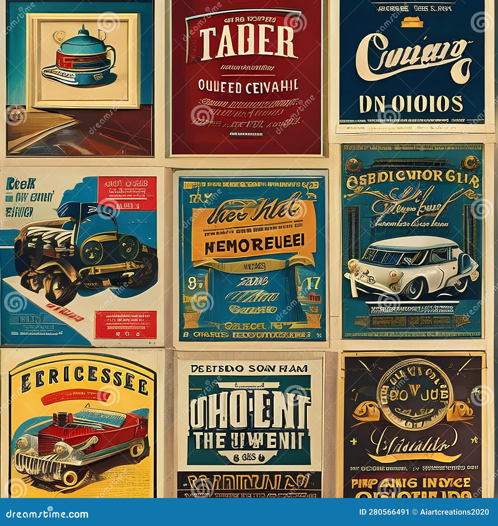 1827 Vintage Retro Advertisements: A Retro And Vintage-inspired ...