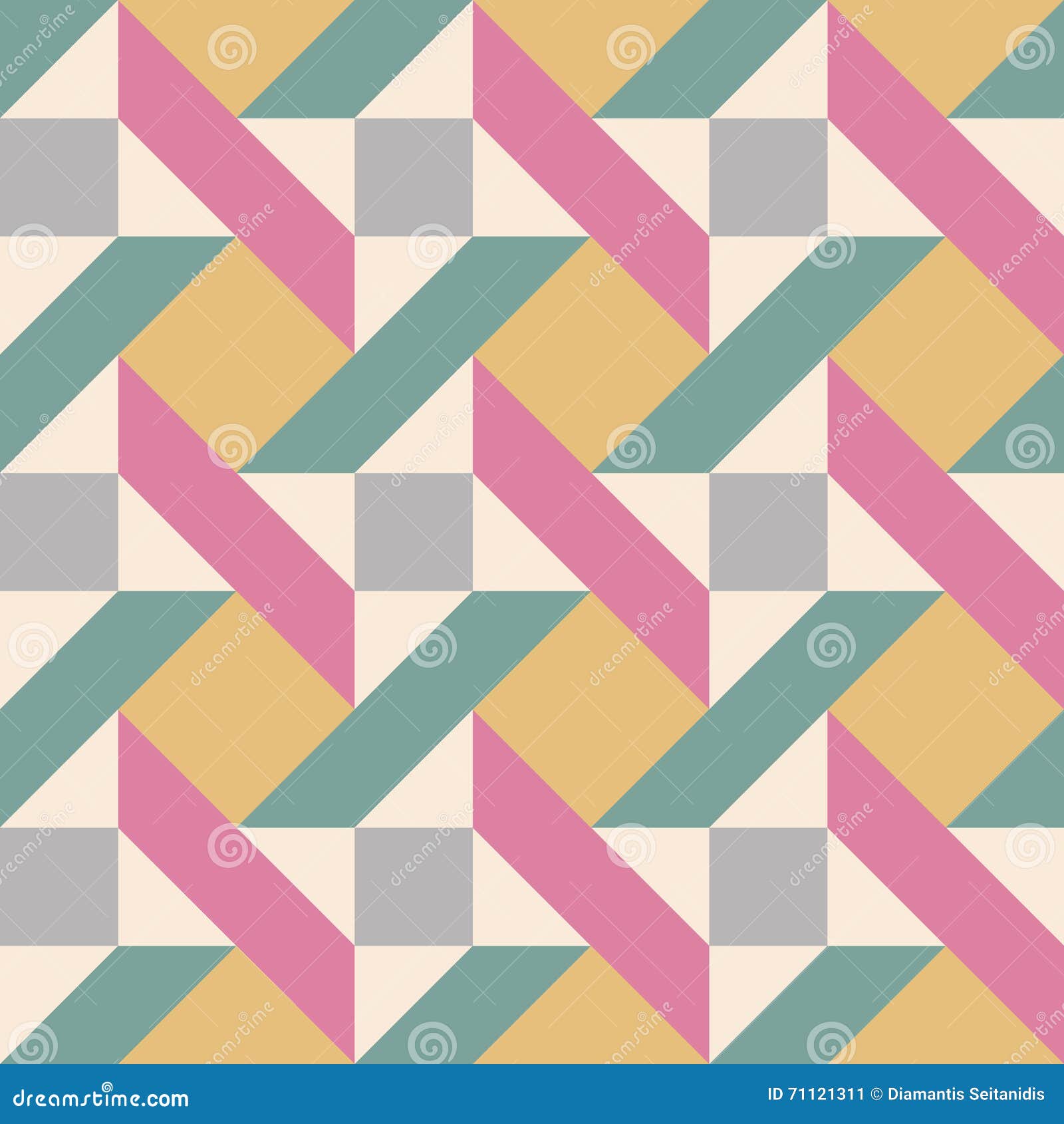 Vintage retro ceramic tile stock vector. Illustration of cement - 71121311