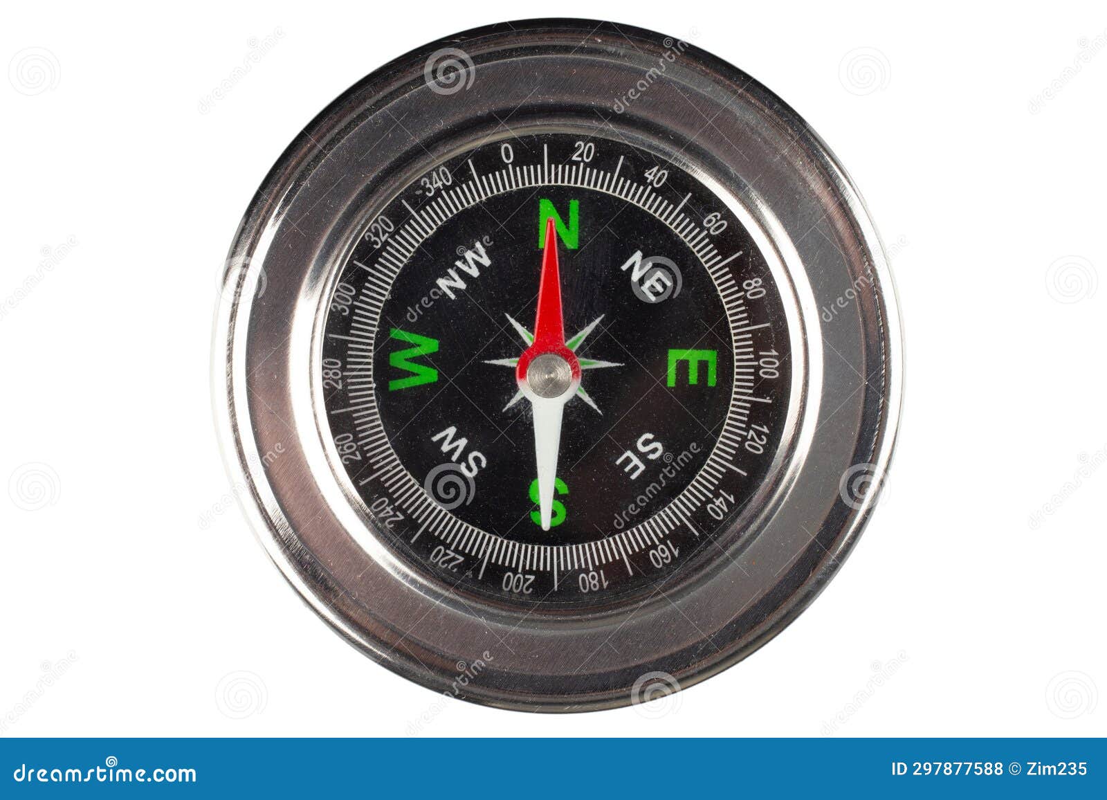 Vintage Retro Compass on White Stock Photo - Image of retro, lifestyle ...