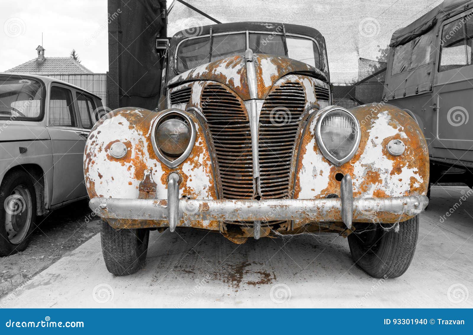 Vintage retro Ford car editorial image. Image of ford - 93301940