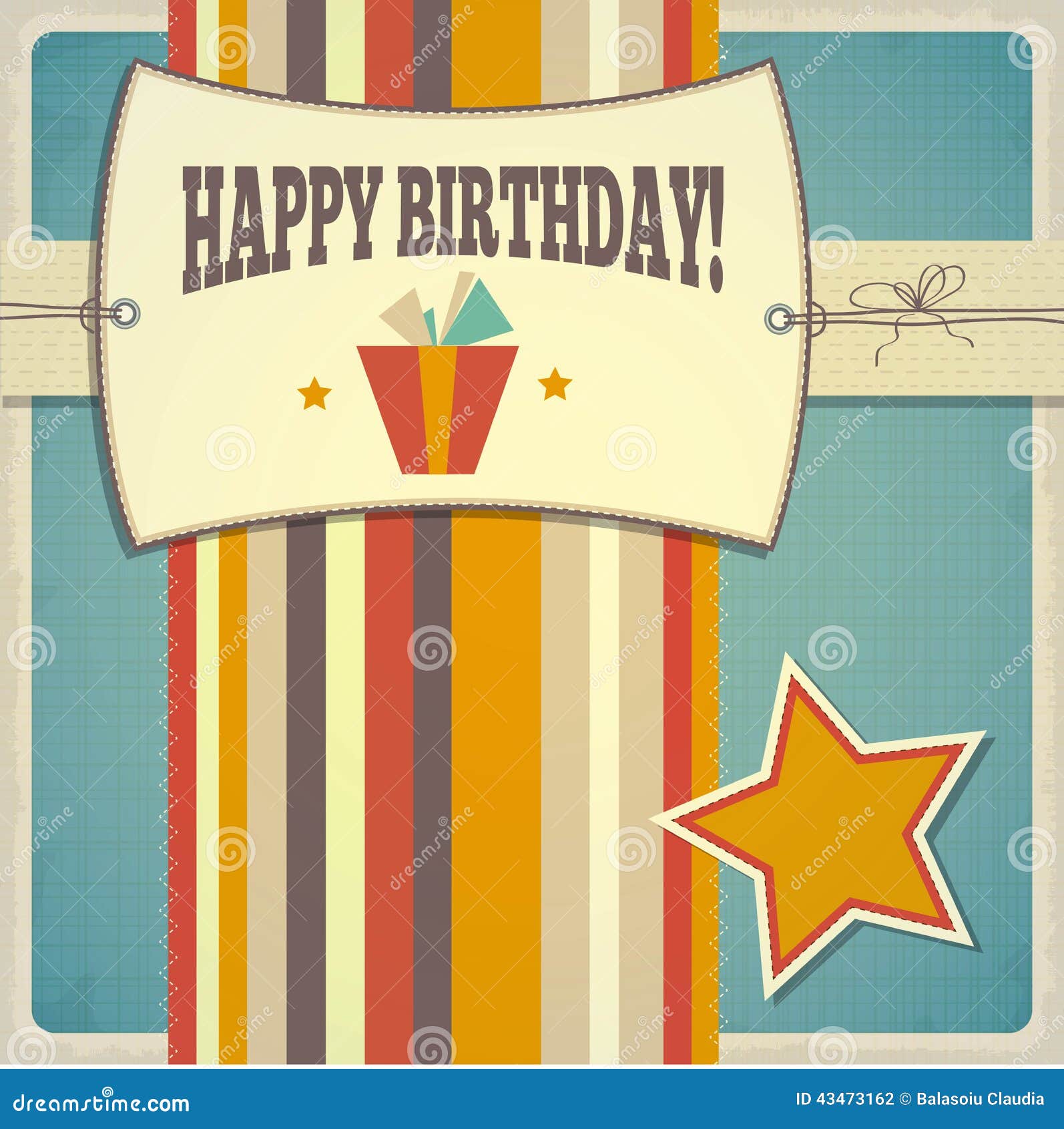 Retro Happy Birthday