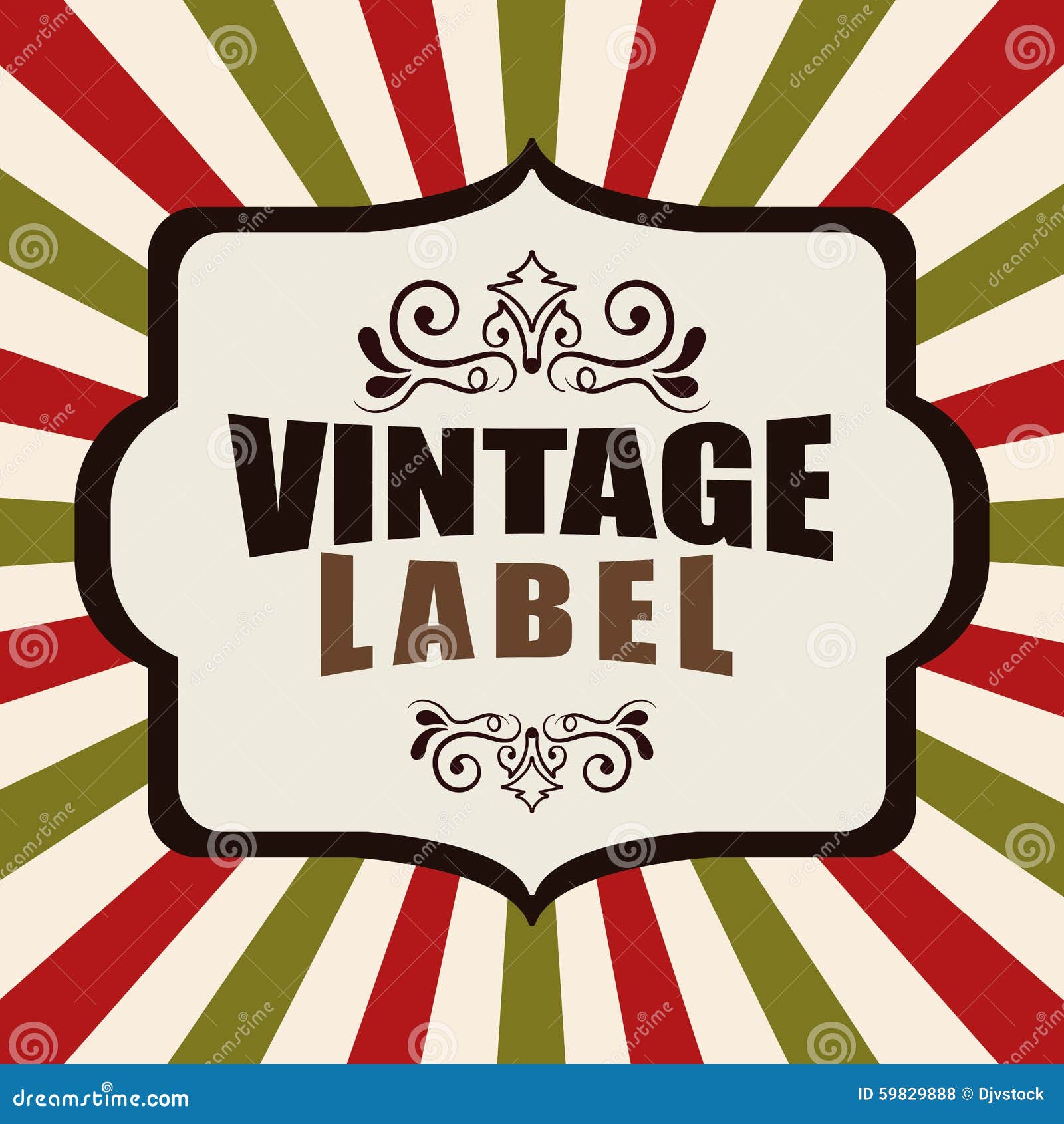 Vintage and Retro Label Design. Stock Vector - Illustration of premium ...