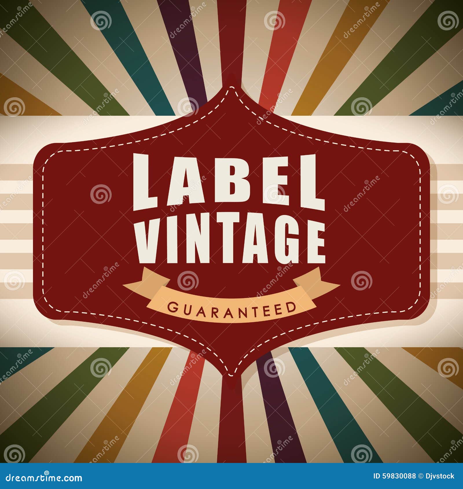 Vintage and Retro Label Design. Stock Vector - Illustration of icon ...