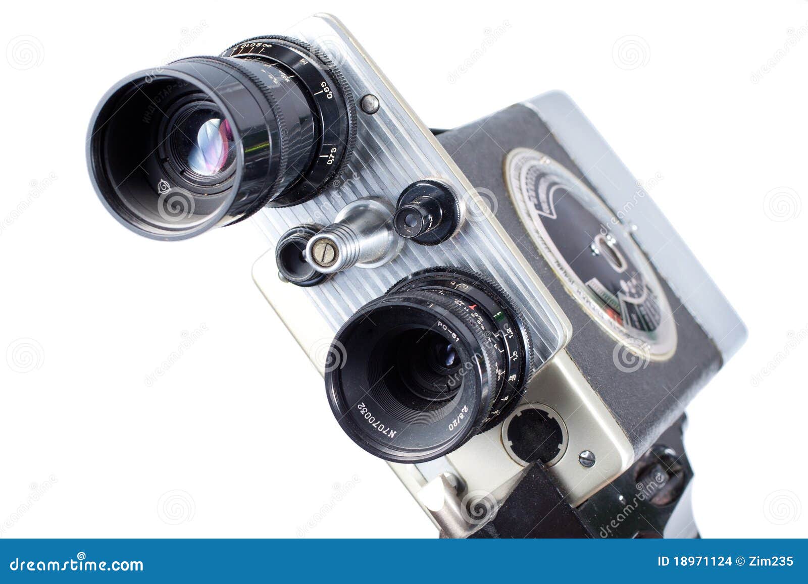 Vintage Retro Movie Camera stock photo. Image of longstanding - 18971124
