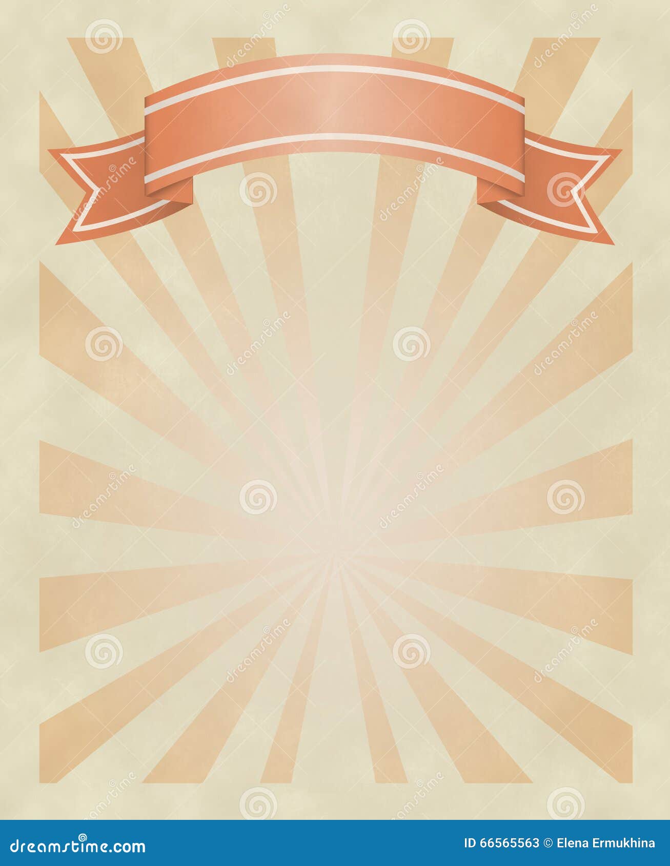 Vintage Retro Poster Template Stock Illustration - Illustration of ...