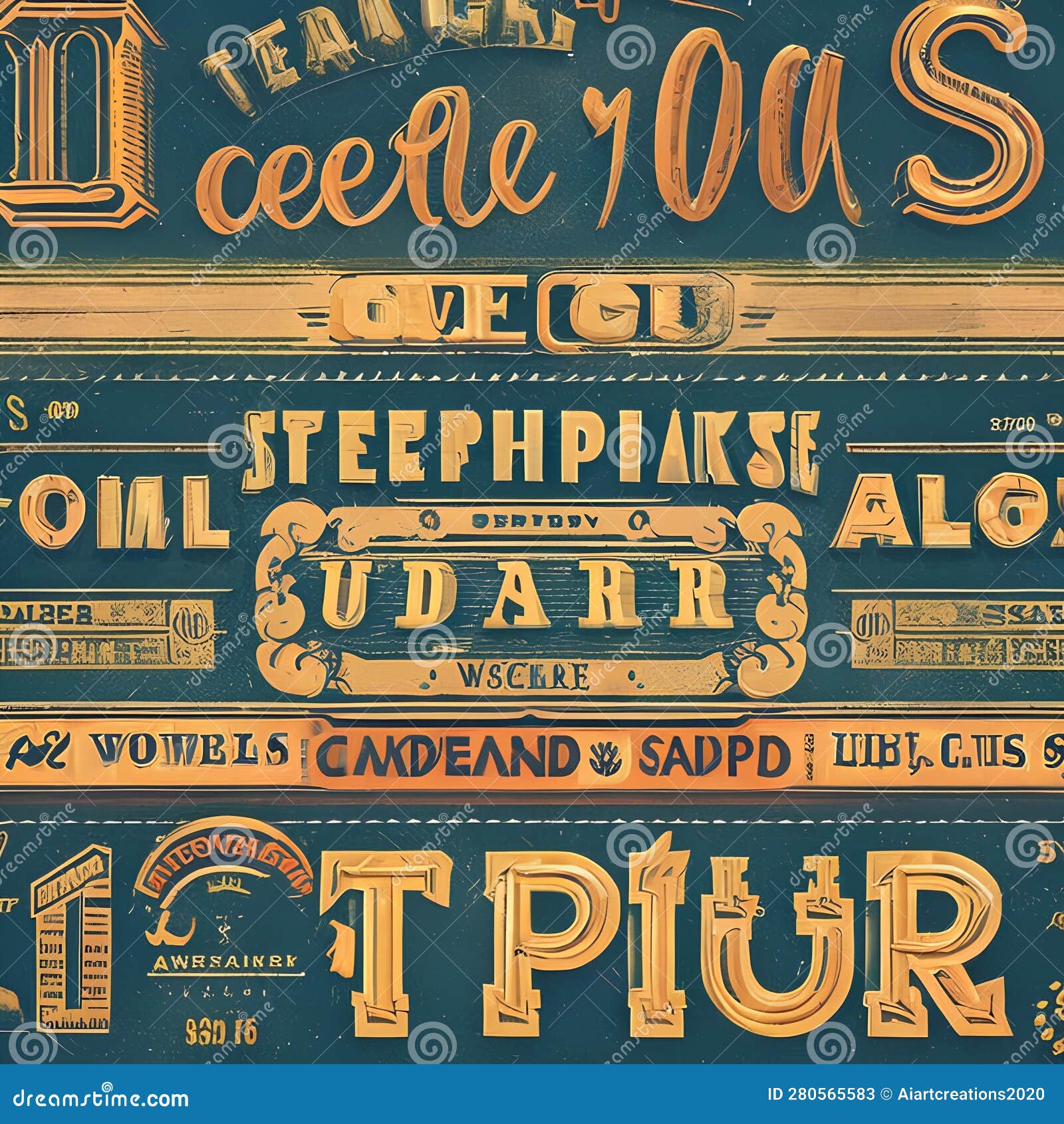 1767 Vintage Retro Typography: A Retro And Vintage-inspired Background ...