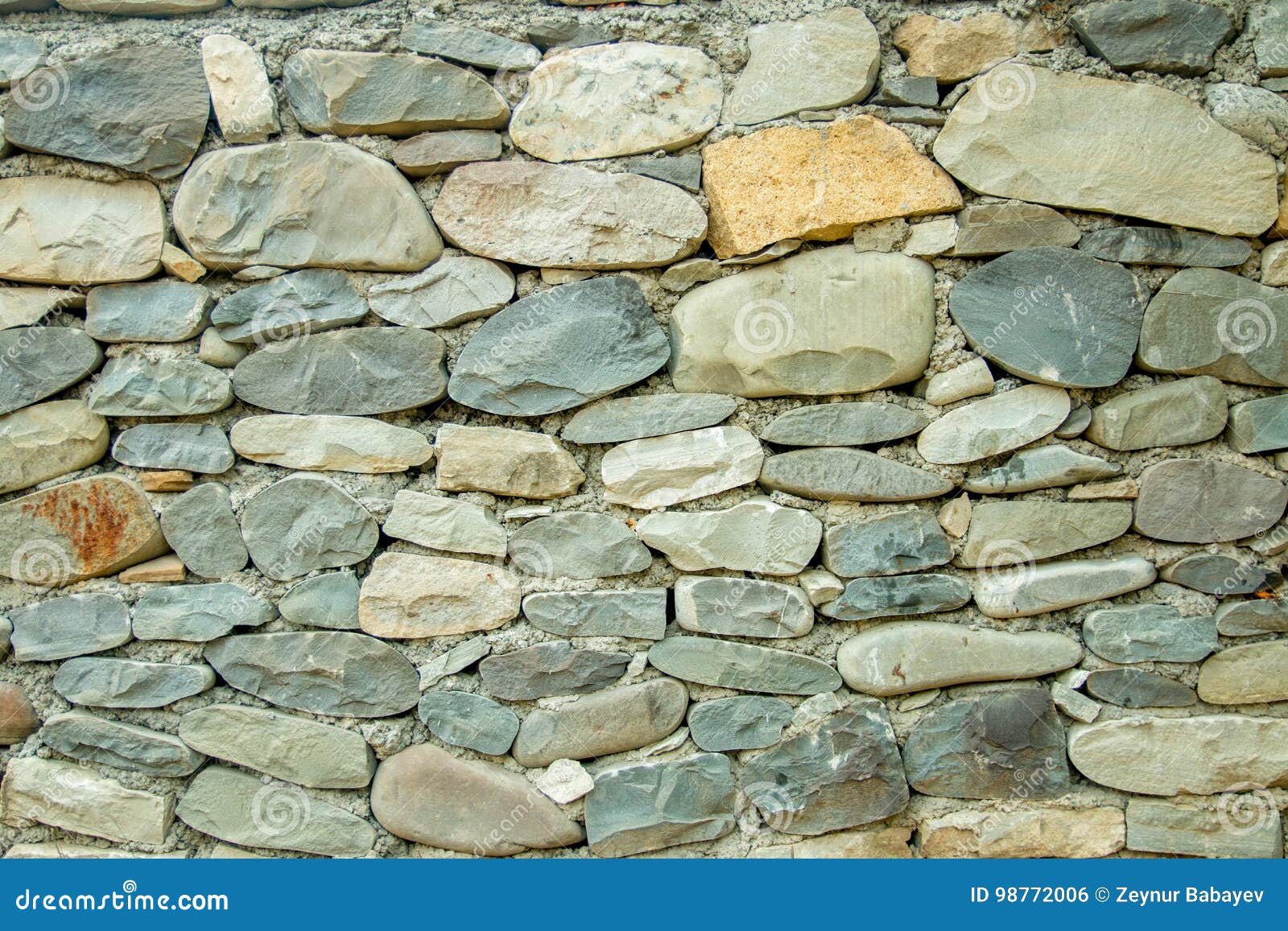 Vintage River Stone Wall Texture for Your Background. Stock Photo ...