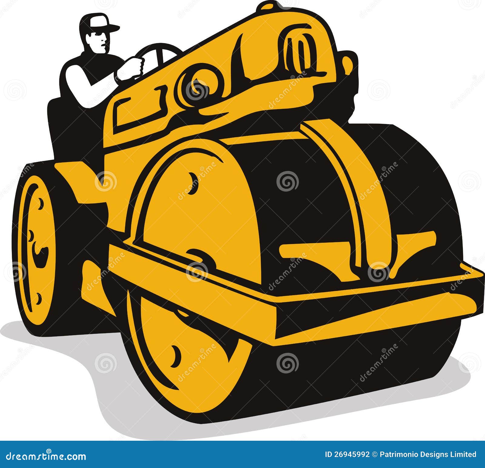 Steam Roller Clip Art