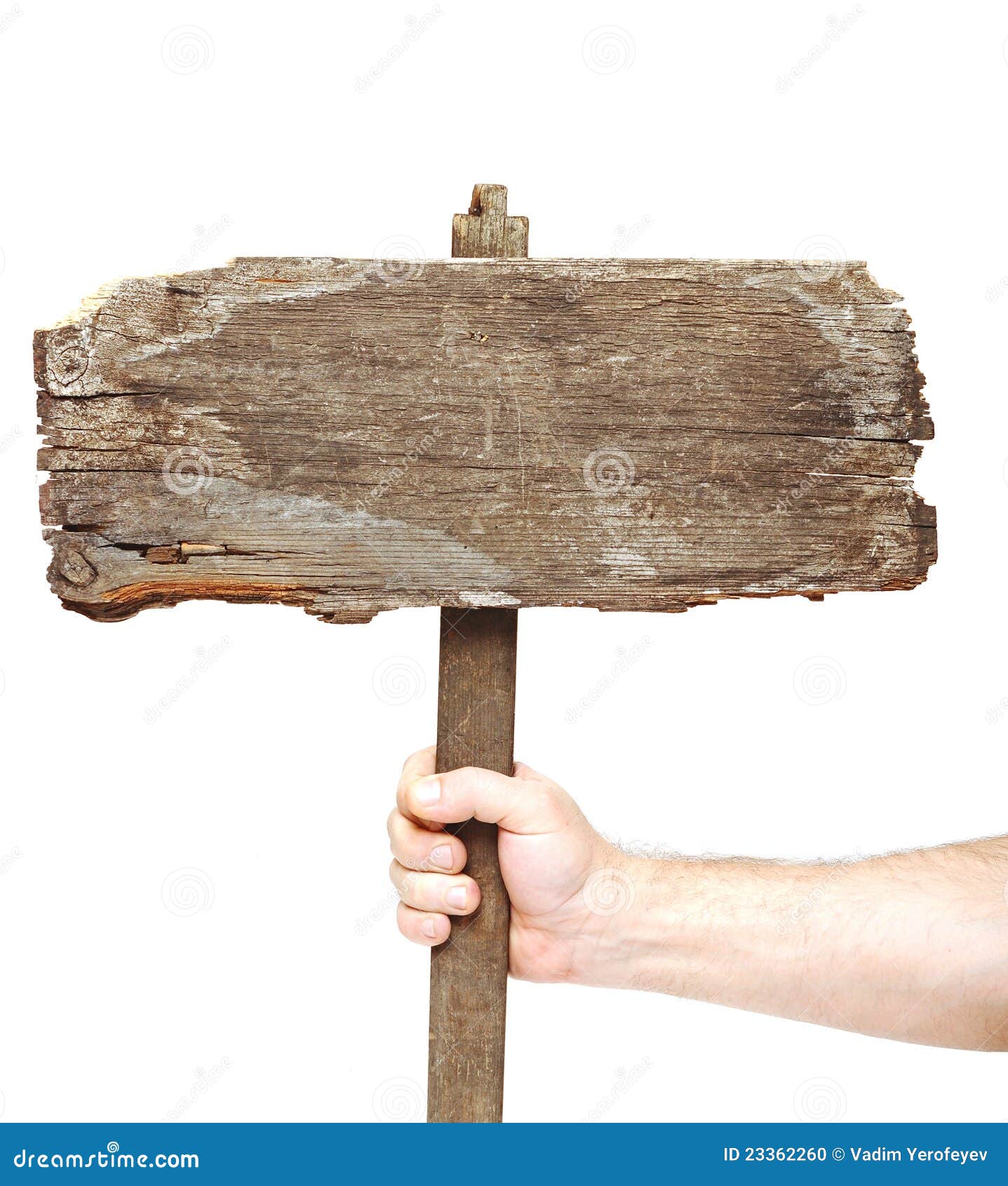 Vintage road sign on hand stock photo. Image of banner - 23362260