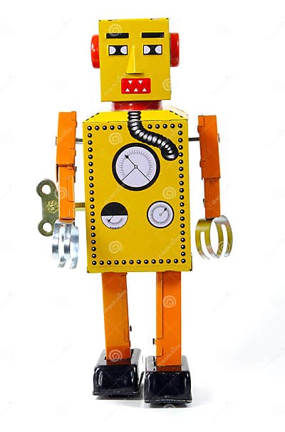 Vintage Robot stock image. Image of windup, play, space - 59233