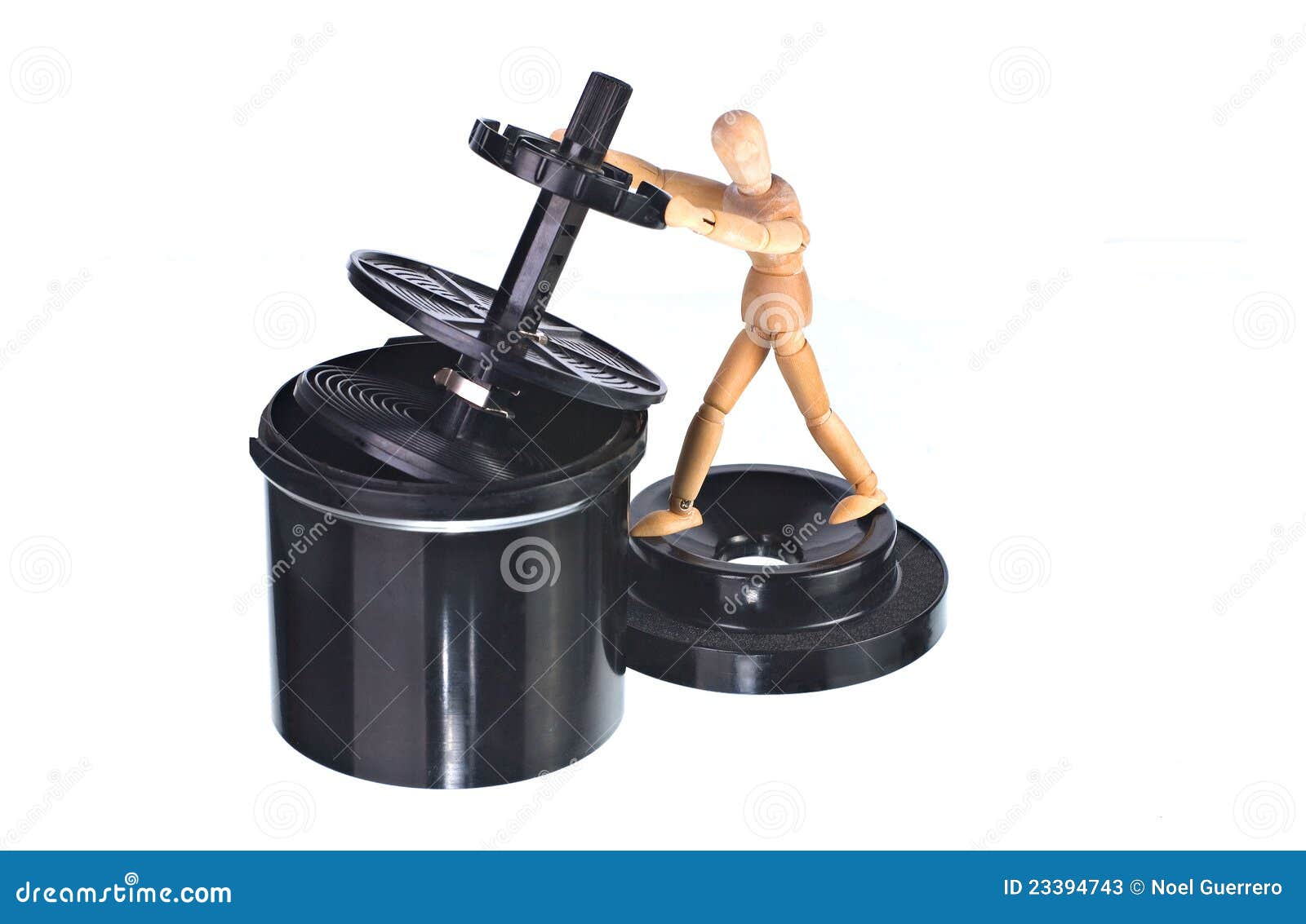 Vintage Roll Film Developing Tank Stock Image - Image of process, film ...