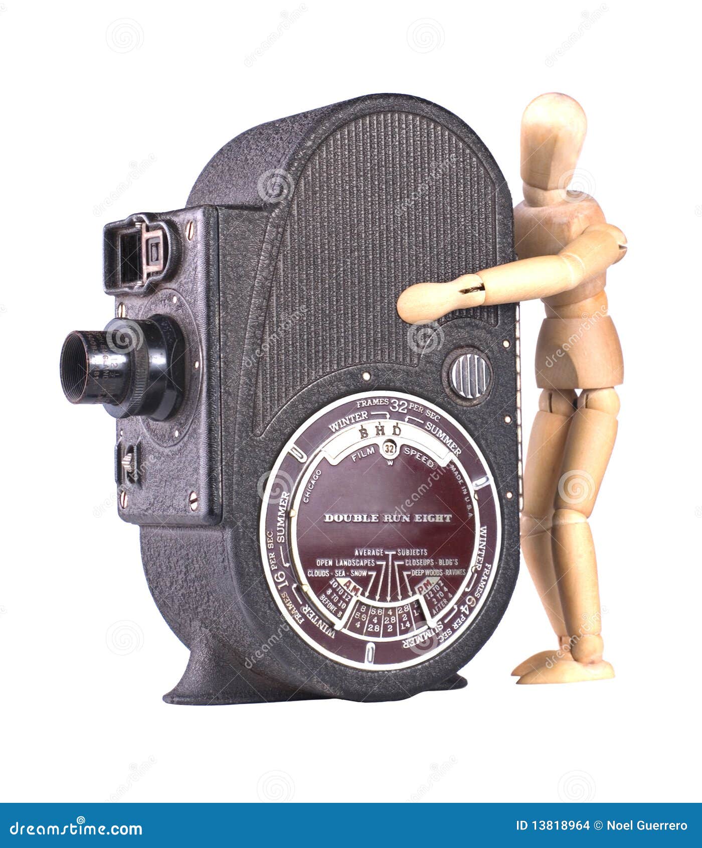 A Vintage Roll Film Movie Camera Stock Photo - Image of heirloom ...