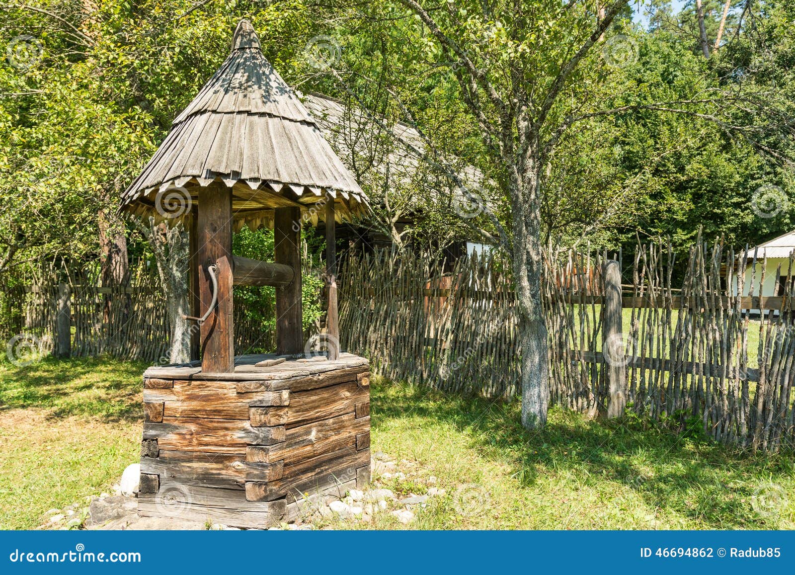 Vintage Romanian Well stock photo. Image of antique, retro - 46694862