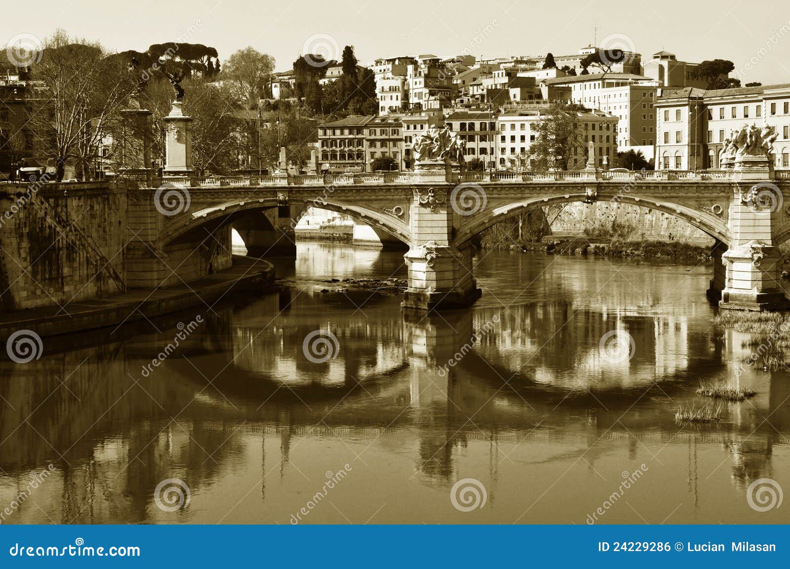 Vintage Rome stock photo. Image of museums, cathedral - 24229286