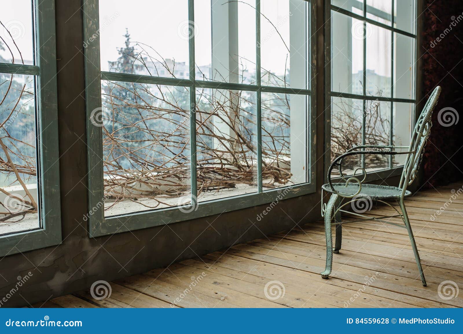 Vintage room stock photo. Image of wallpaper, color, interior - 84559628